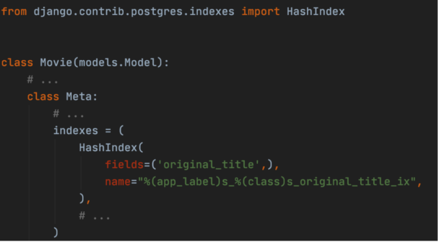 Advanced PostgreSQL indexing tips in Django | Idego Group