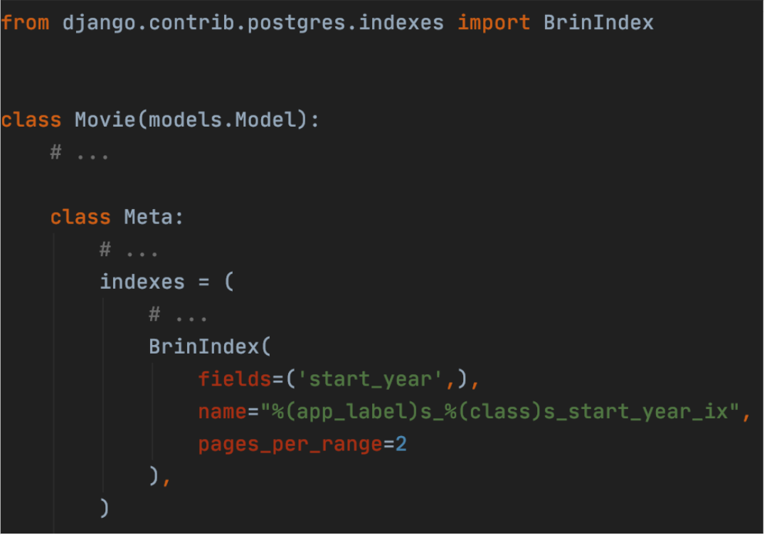 Advanced PostgreSQL indexing tips in Django | Idego Group